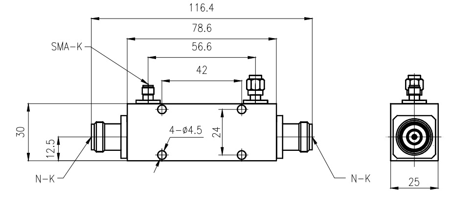 Type N/SMA High Power Dual Directional Coupler SMA/N - Huaming ...